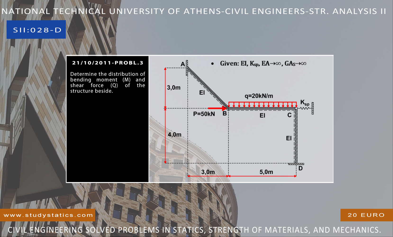 The Use Of Slope Deflection Method In Indeterminate Structure Of